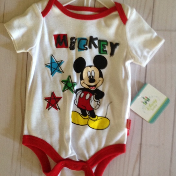 Disney | Matching Sets | Nwt Disney Baby Mickey Mouse Outfit Size 36 ...